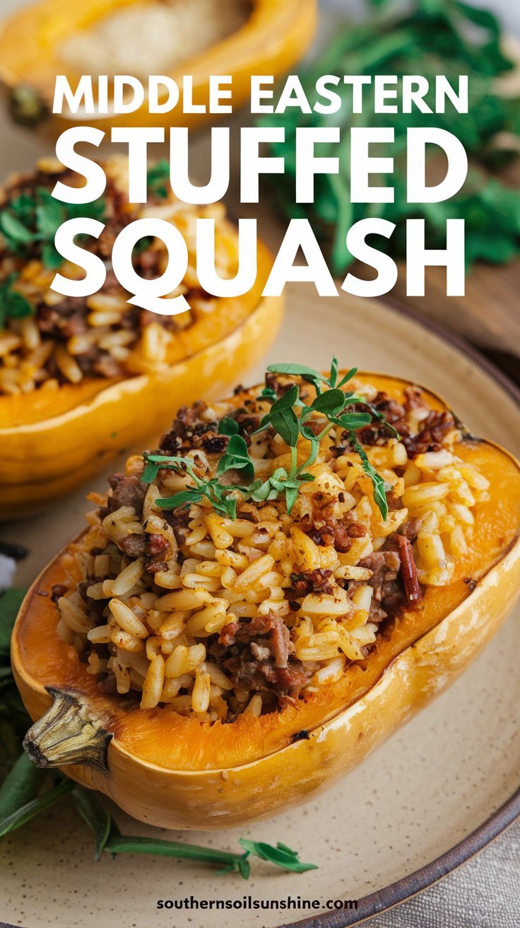 Flavorful Middle Eastern Stuffed Squash Recipe - Southern Soil Sunshine