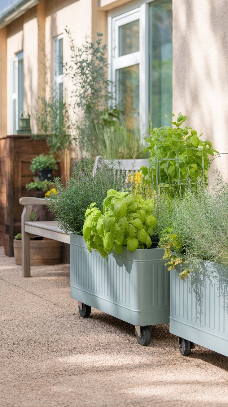 10 Innovative Herb Planter Ideas for Small Outdoor Spaces - Southern ...