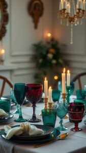 15 Stunning Jewel-Toned Table Settings for a Dazzling Dinner Party ...