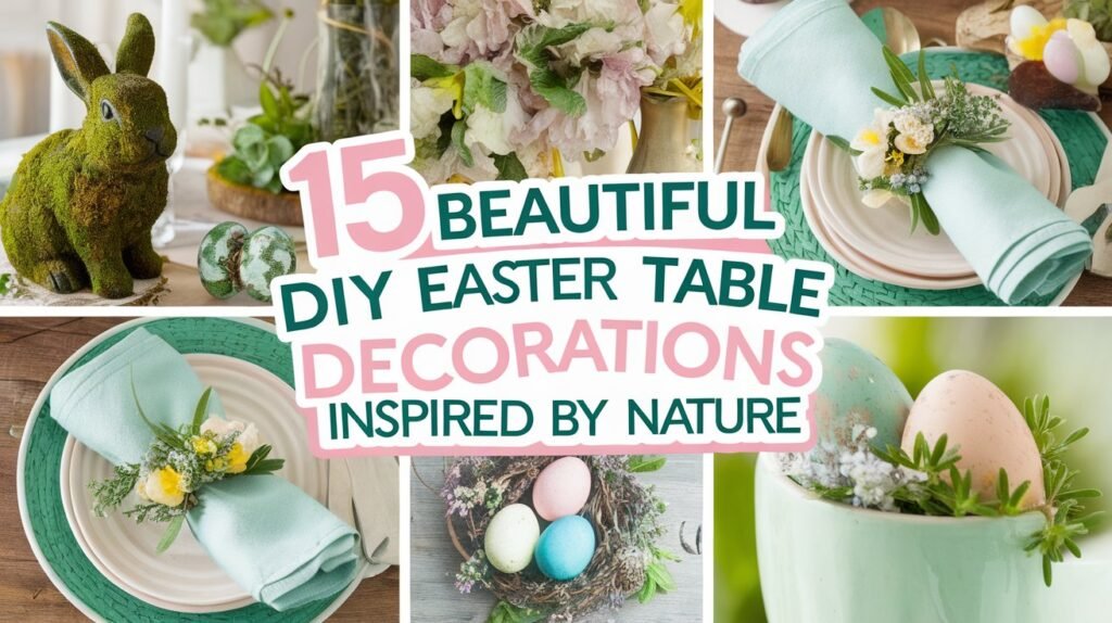 15 Beautiful DIY Easter Table Decorations Inspired by Nature - Southern ...