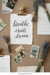 10 Ways to Create a Cozy Spring Cottagecore Home Office - Southern Soil ...