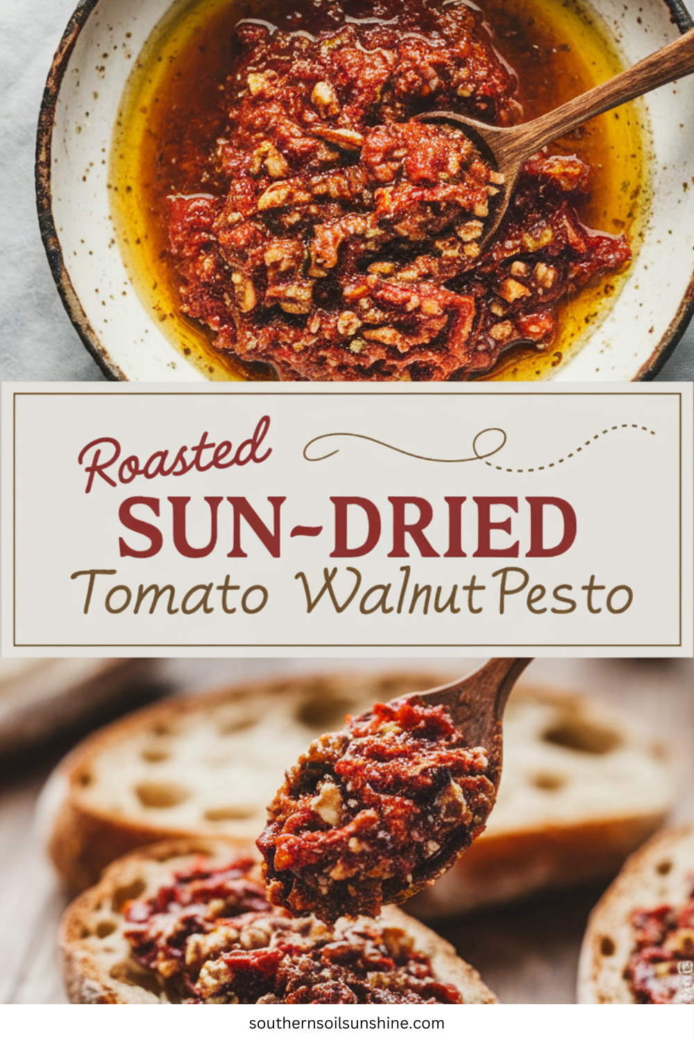 Roasted Sun-Dried Tomato & Walnut Pesto (Bold & Flavor-Packed ...