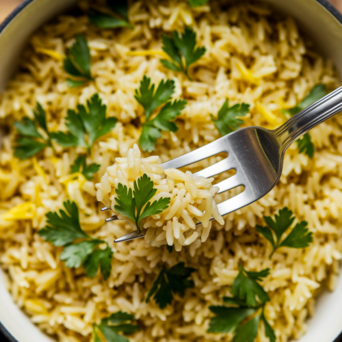 Zesty Turmeric Lemon Rice - Southern Soil Sunshine