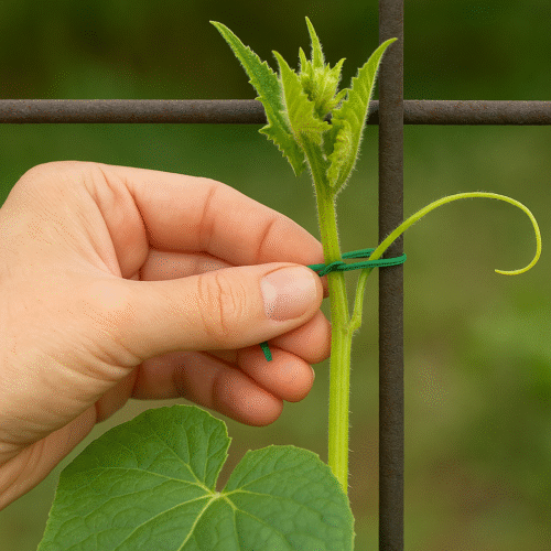 How to Train Cucumbers to Climb - Southern Soil Sunshine