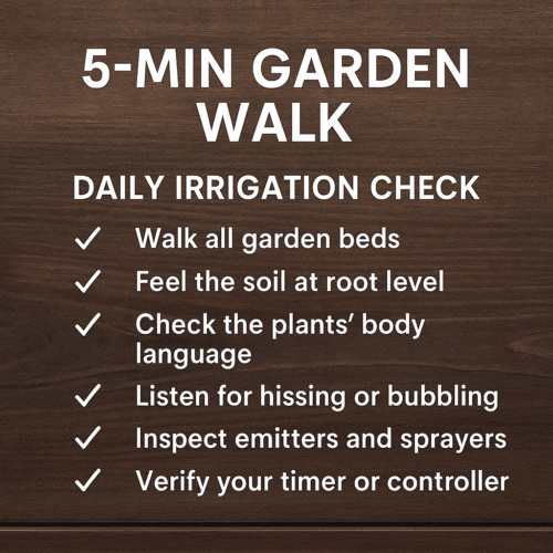 Daily Irrigation Checks: What to Look For - Southern Soil Sunshine