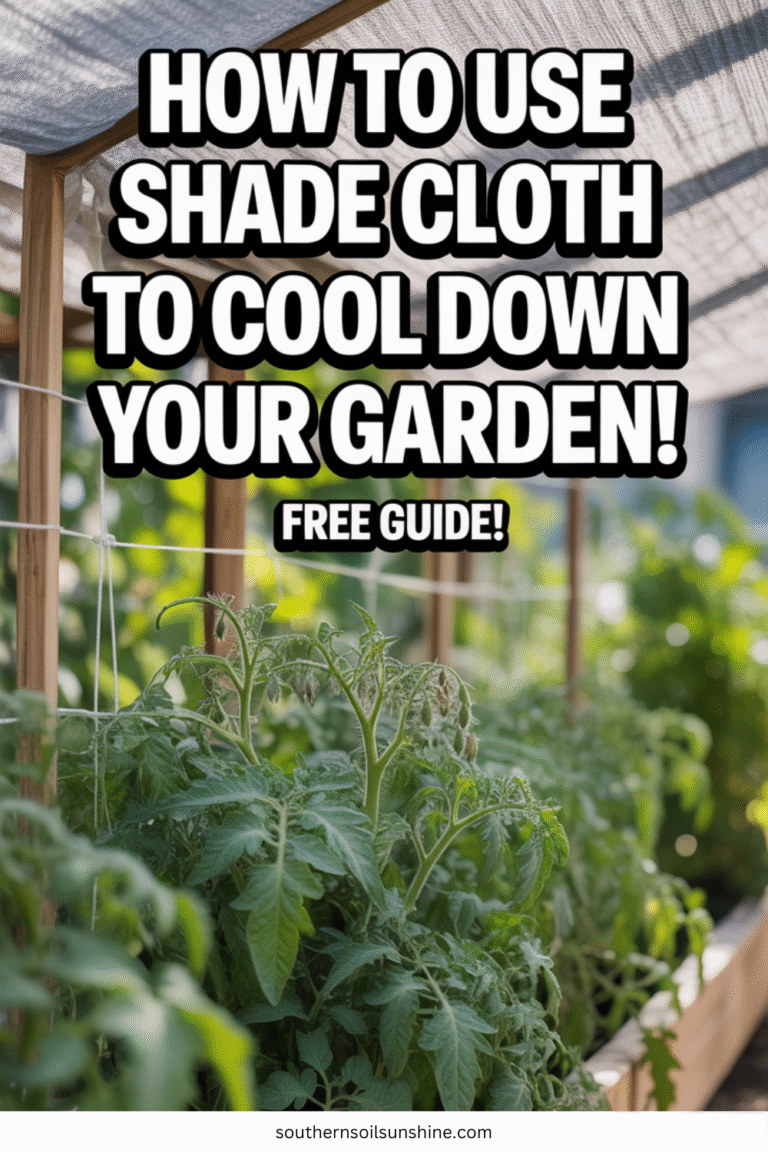 Using Shade Cloth Without Smothering Your Plants - Southern Soil Sunshine