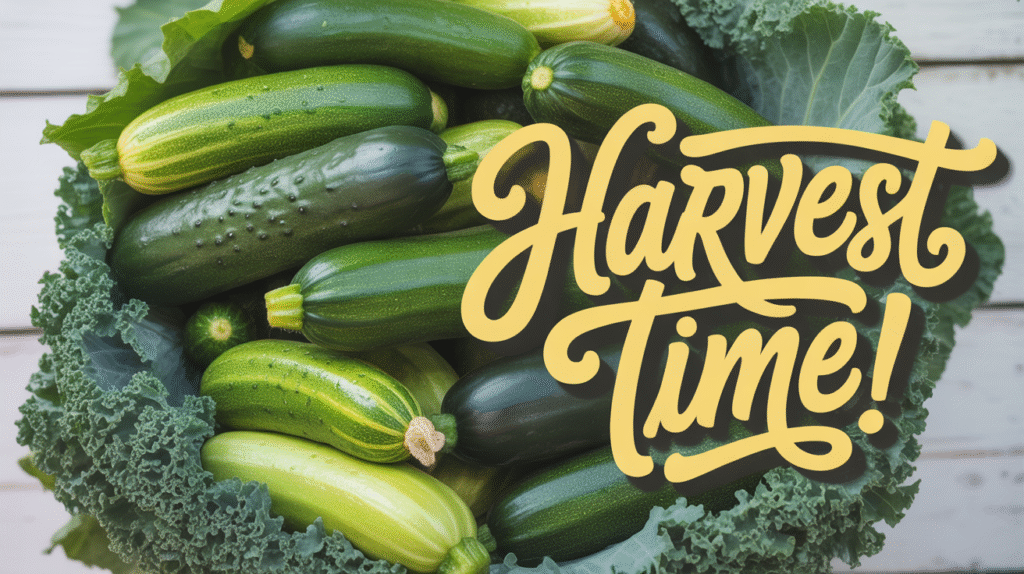 The Best Time to Harvest Cucumbers and Zucchini - Southern Soil Sunshine