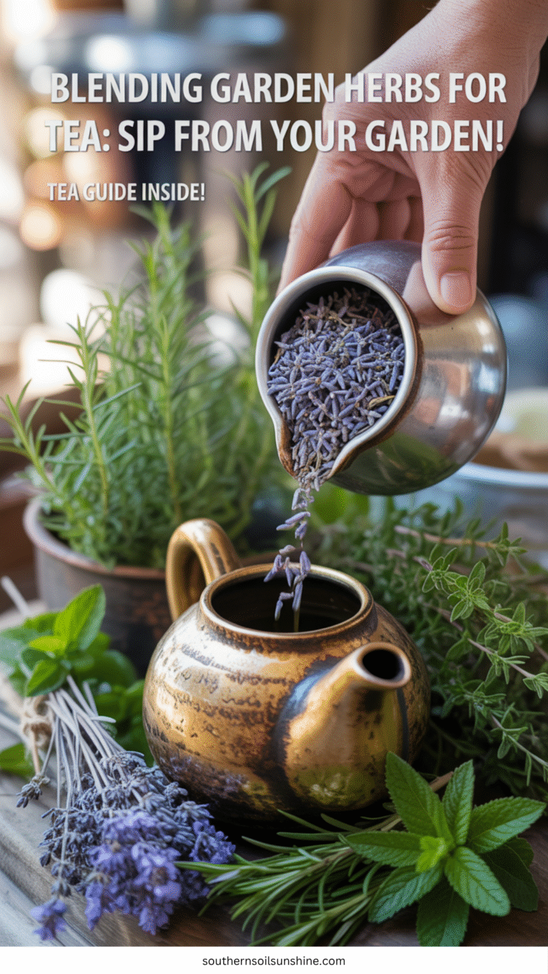 🍵 Drying and Blending Herbs for Tea - Southern Soil Sunshine
