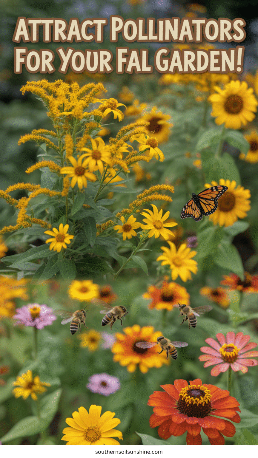 How to Attract Pollinators for Your Fall Garden - Southern Soil Sunshine