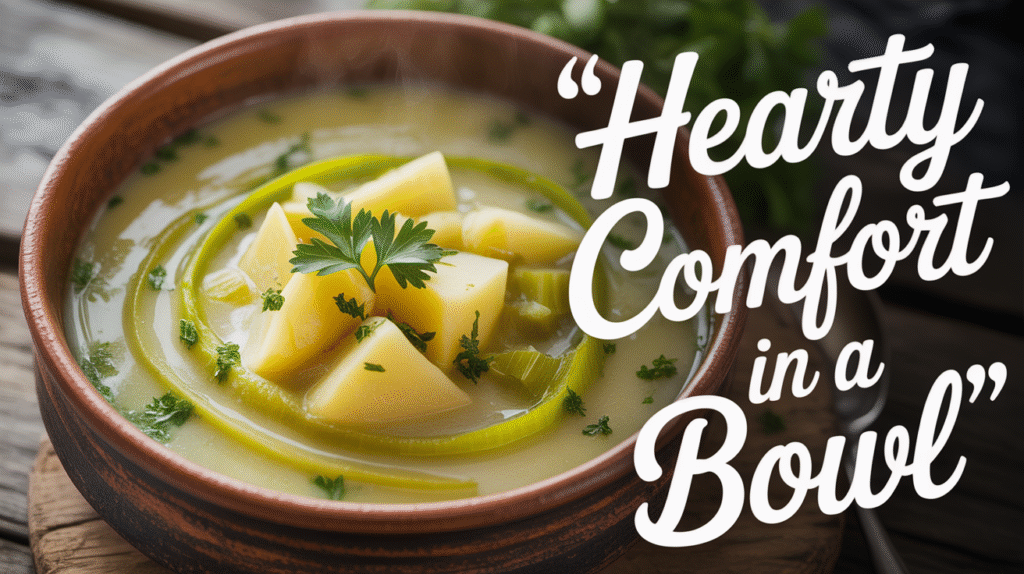 German Potato and Leek Soup - Southern Soil Sunshine