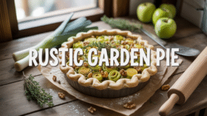 Rustic Garden Pie with Leeks, Cheese & Thyme - Southern Soil Sunshine