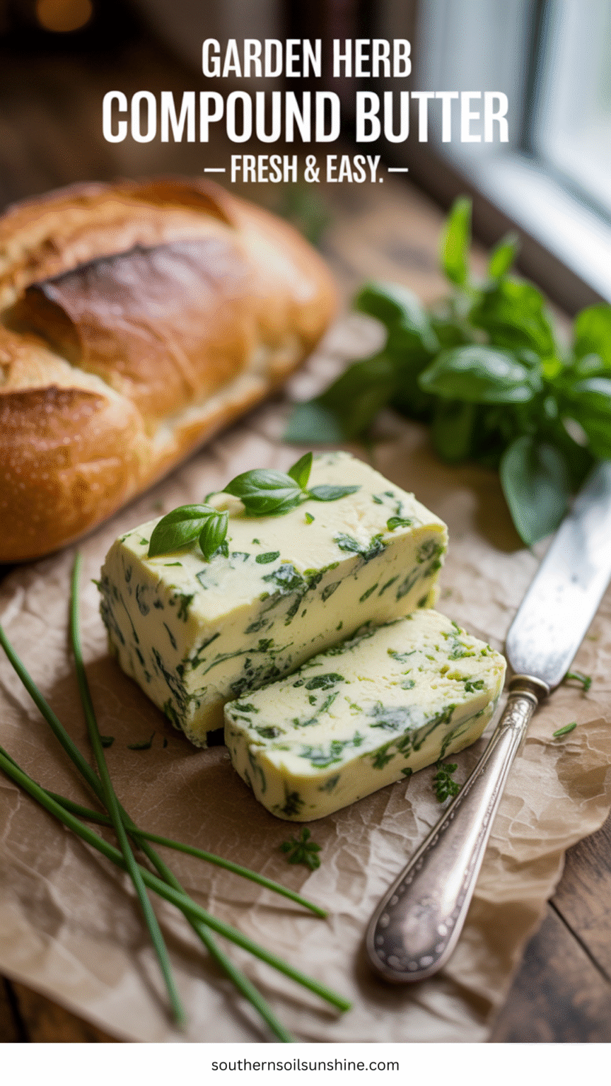 Versatile Garden Herb Compound Butter - Southern Soil Sunshine