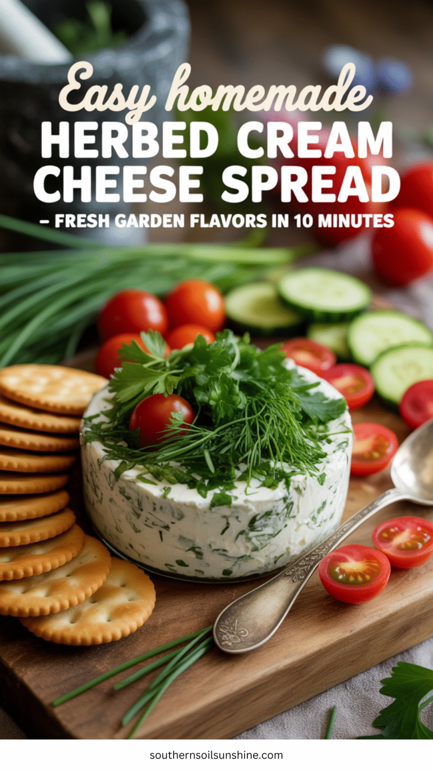 Easy Homemade Herbed Cream Cheese Spread Recipe – Fresh Garden Flavors ...