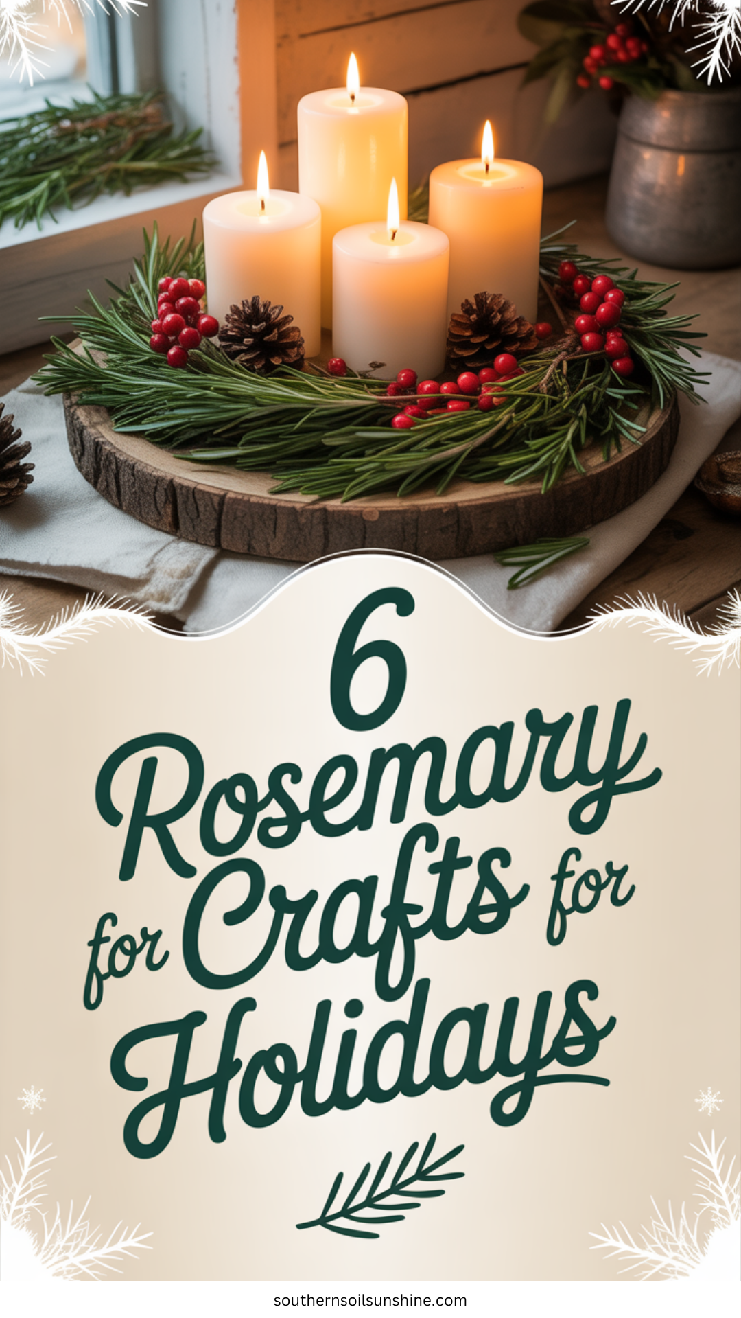 6 Rosemary Crafts for the Holidays - Southern Soil Sunshine