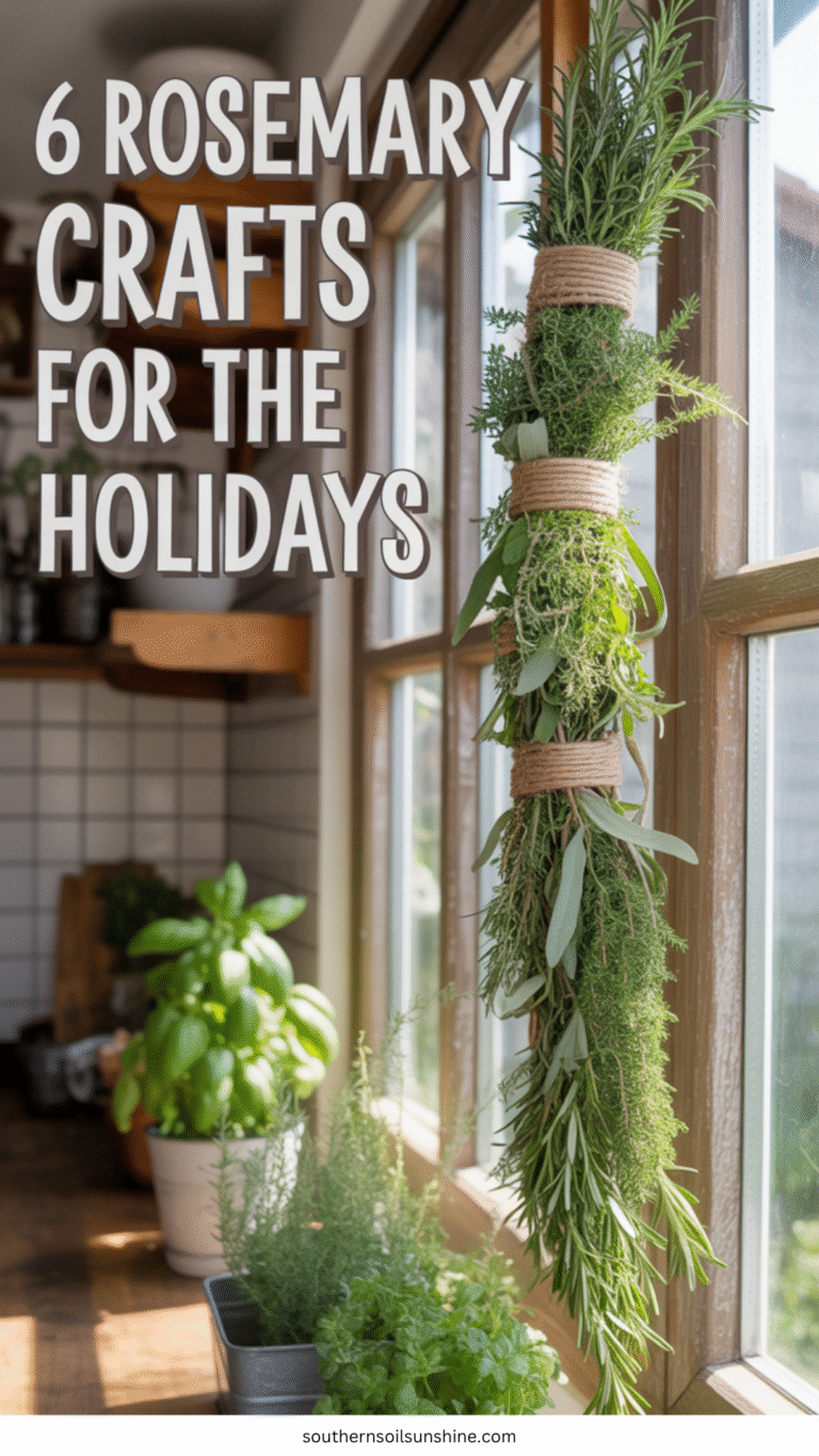 6 Rosemary Crafts for the Holidays - Southern Soil Sunshine